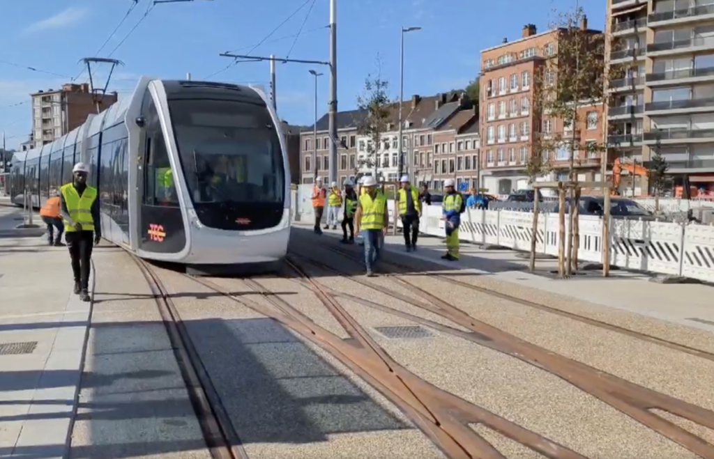 New tramway in Liège makes first test run - newmobility.news