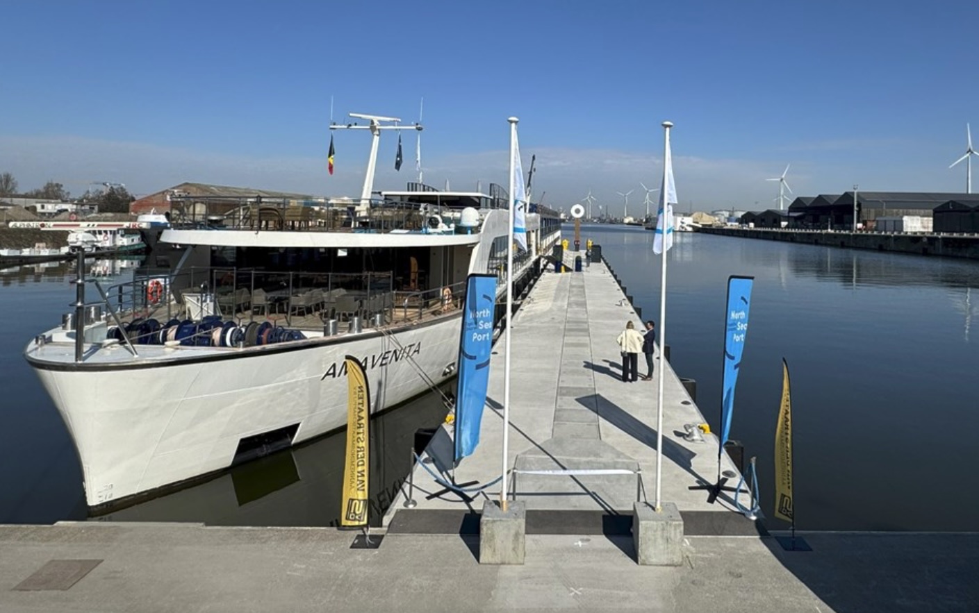 North Sea Port opens new jetty with shore power for river cruises ...